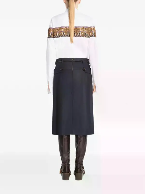 Dries Van Noten Embroidered Cotton Poplin Shirt