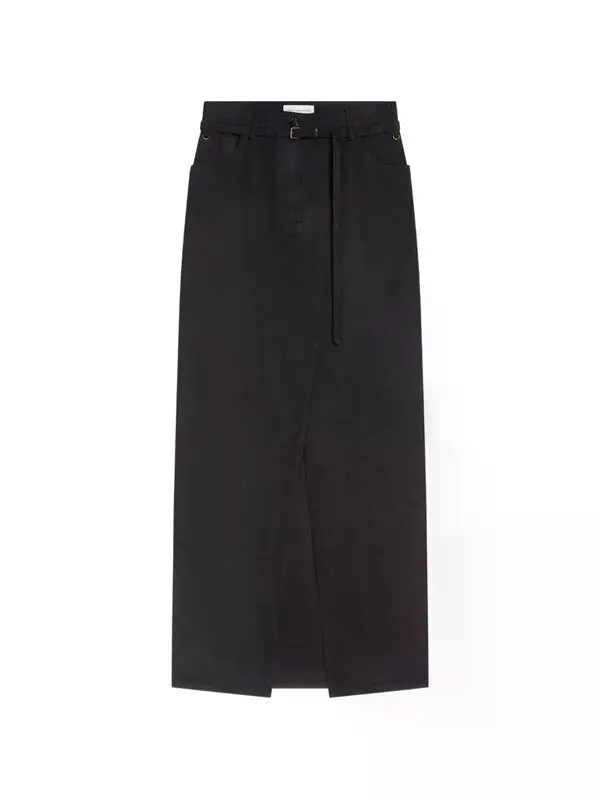 Dries Van Noten Long Overdyed Skirt
