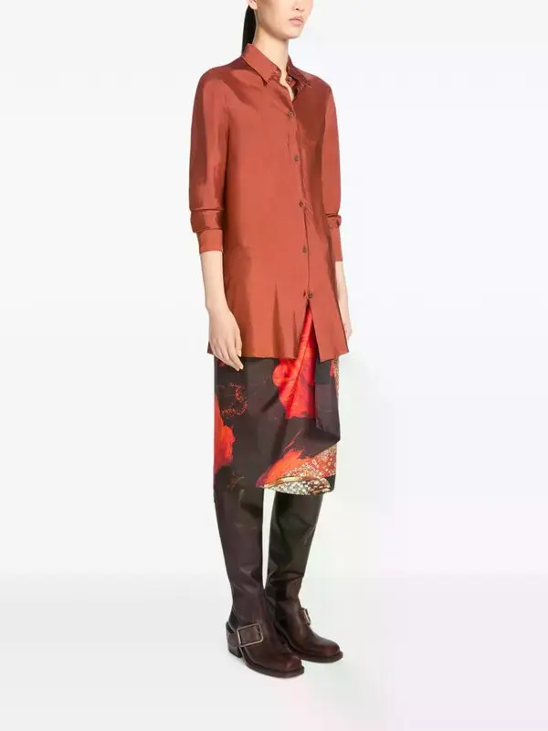 Dries Van Noten Fitted Viscose Shirt
