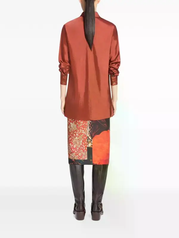 Dries Van Noten Fitted Viscose Shirt