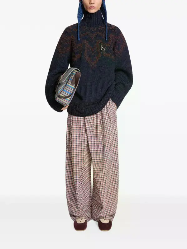 Dries Van Noten Draped Cotton Pants