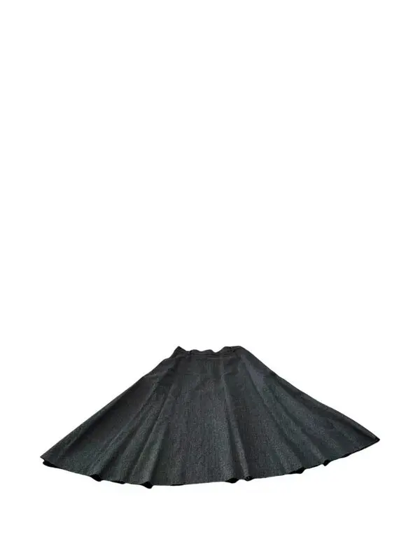 DOUUOD Check-pattern A-line Mini Skirt
