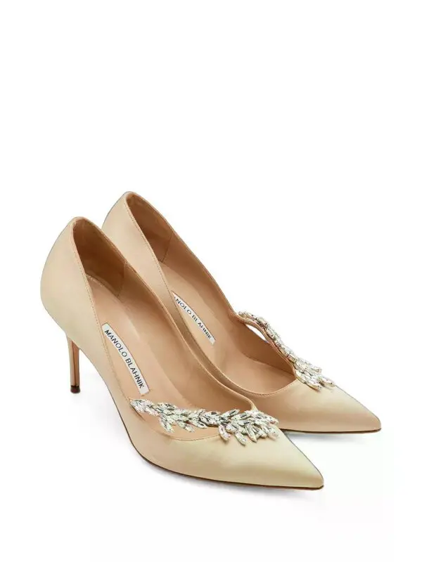 Manolo Blahnik Nadira Crystal-embellished Pumps