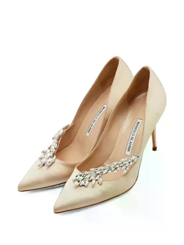 Manolo Blahnik Nadira Crystal-embellished Pumps