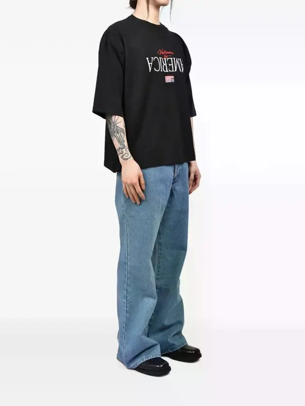 WILLY CHAVARRIA Embroidered Buffalo T-shirt