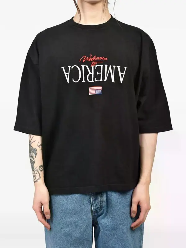 WILLY CHAVARRIA Embroidered Buffalo T-shirt