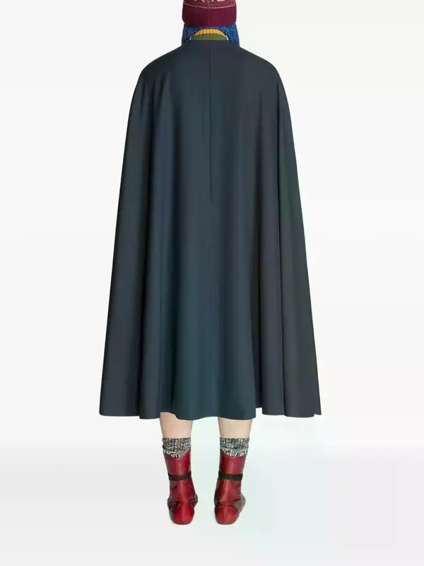 Dries Van Noten Wool Cape