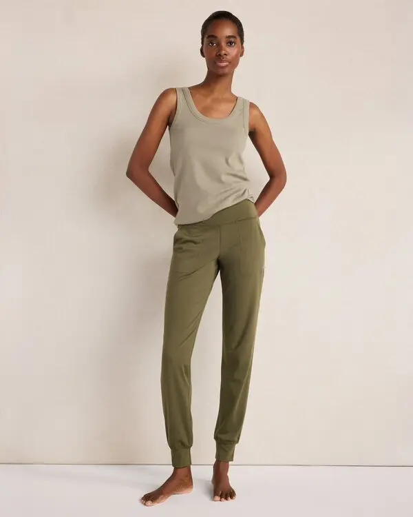 HAVEN WELL WITHIN Balance Full Length Joggers - Olive