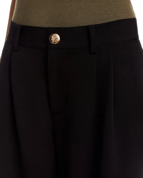T Tahari Pleated Wide Leg Pants