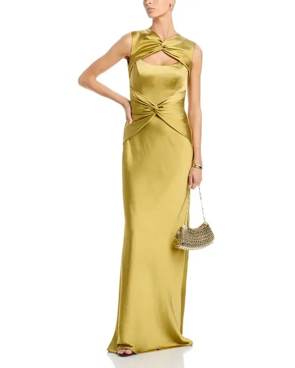 Amsale Cutout Gown