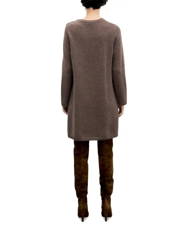 Gerard Darel Wool Shift Sweater Dress