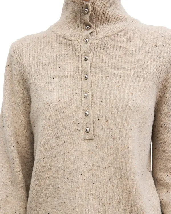 Gerard Darel Ryana Wool Mock Neck Sweater
