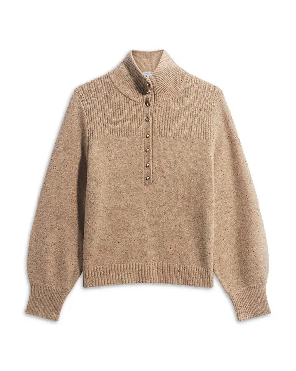 Gerard Darel Ryana Wool Mock Neck Sweater