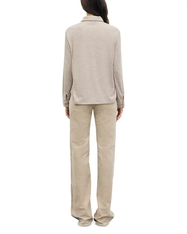 Gerard Darel Barba Straight Shirt - Beige