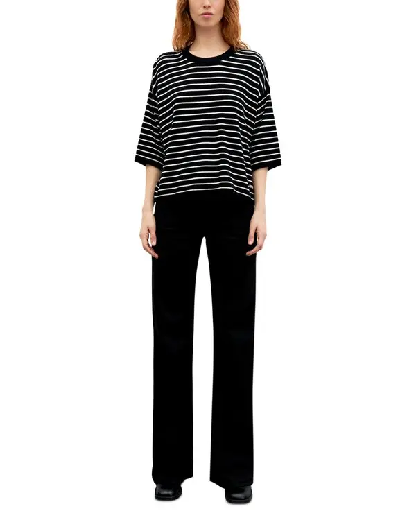 Gerard Darel Raya Wool Elbow Sleeve Tee