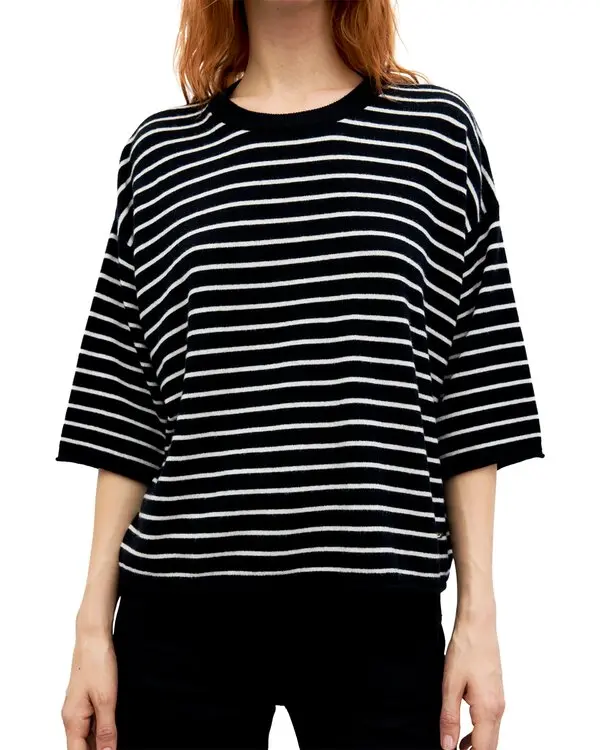 Gerard Darel Raya Wool Elbow Sleeve Tee