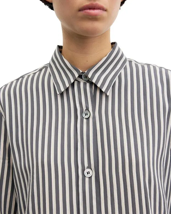Gerard Darel Loris Printed Button Front Blouse