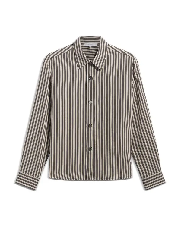 Gerard Darel Loris Printed Button Front Blouse
