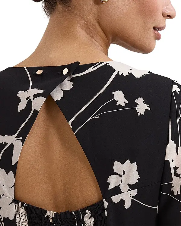 PHASE EIGHT Jolie Printed Peplum Jumpsuit