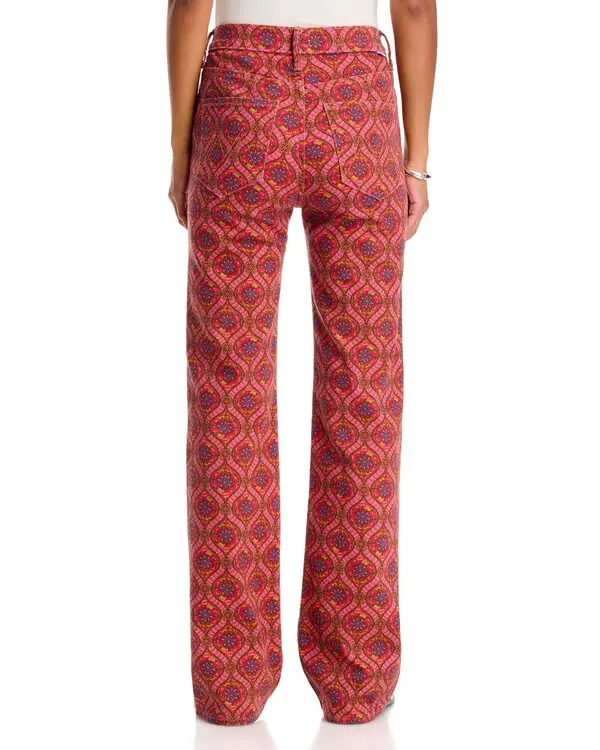 MOTHER The Kick It Printed Jeans