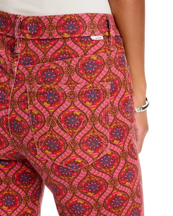 MOTHER The Kick It Printed Jeans