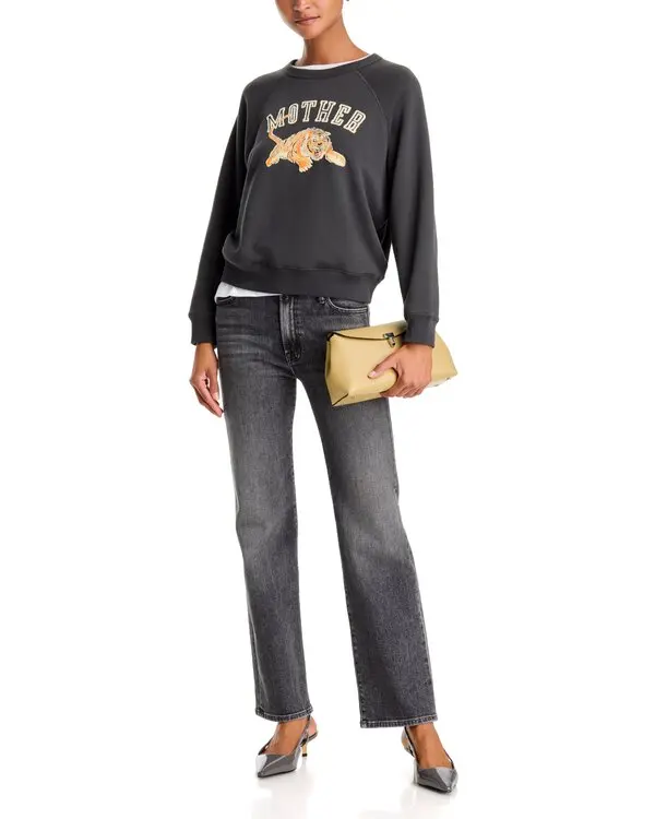 MOTHER The Kick It Mid Rise Jeans