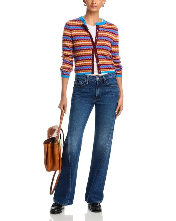MOTHER The Lil Merino Wool Cardigan