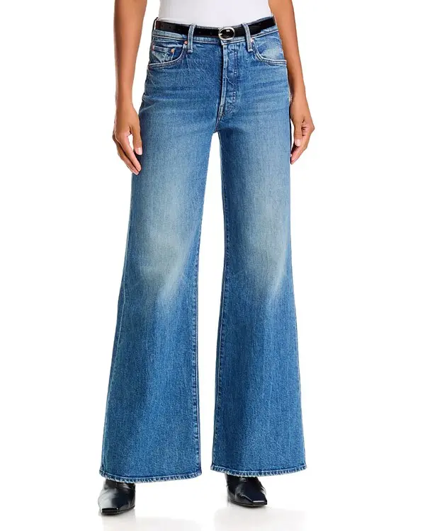 MOTHER The Tomcat Roller Sneak Wide Leg Jeans