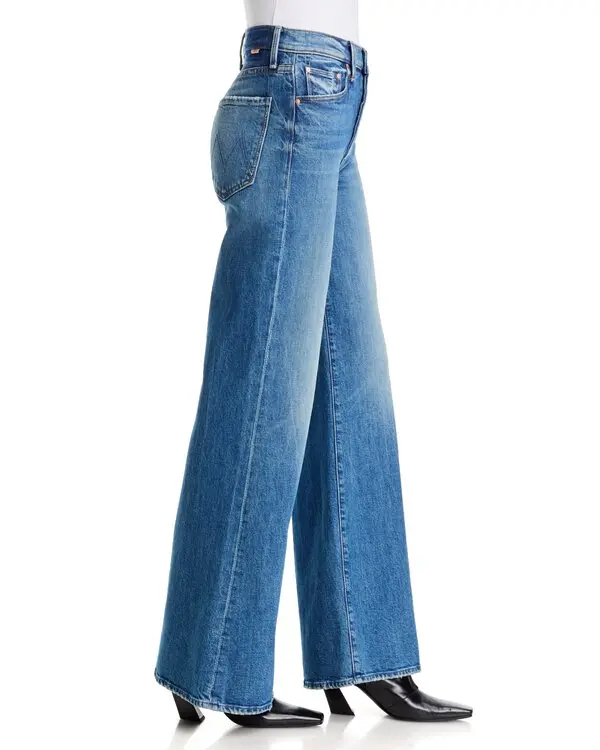 MOTHER The Tomcat Roller Sneak Wide Leg Jeans