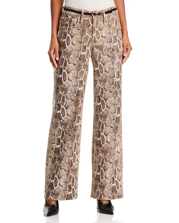 MOTHER The Maven Sneak High Rise Jeans - Royal Serpent