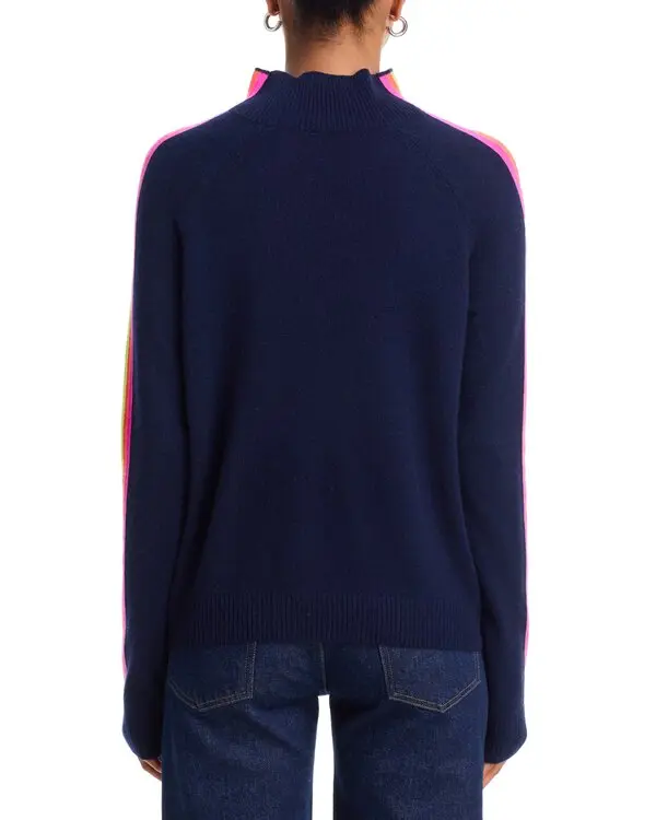 Aqua Cashmere 100% Cashmere Mock Neck Sweater Exclusive