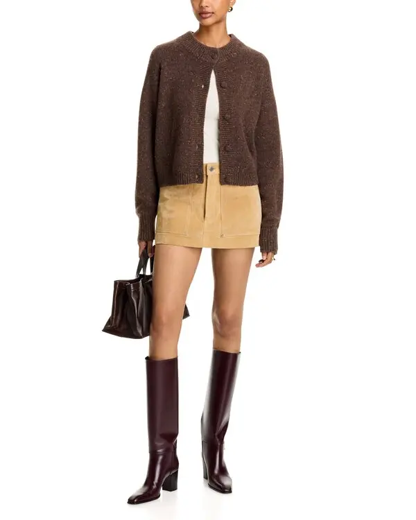 FRAME The Wool & Cashmere Fleck Cardigan