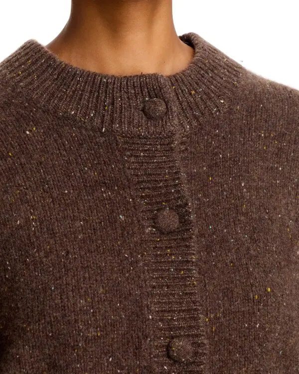 FRAME The Wool & Cashmere Fleck Cardigan