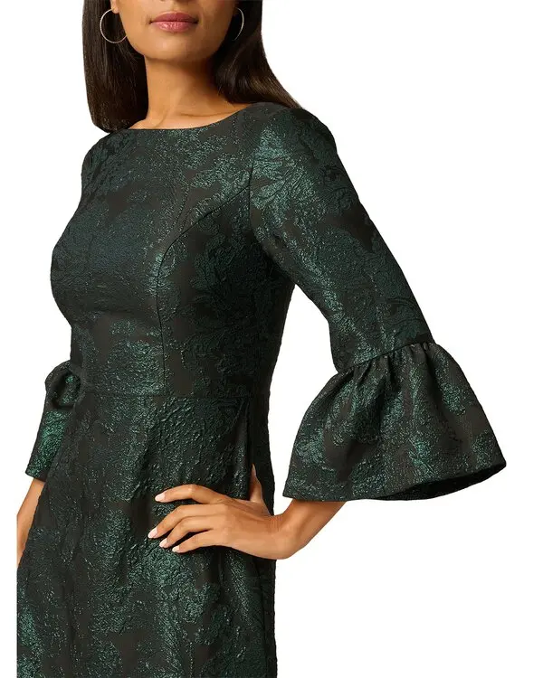 Adrianna Papell Metallic Jacquard Dress