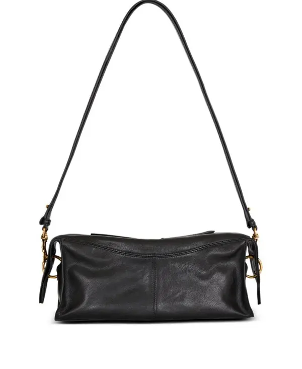 Balmain Pulse Shoulder Bag In Calfskin Leather