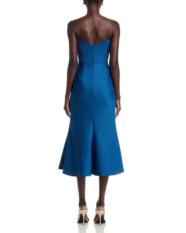 Theia Emmeline Floral Embroidered Column Dress
