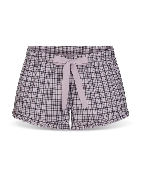 SKIMS Cotton Poplin Sleep Shorts - Iris Mica