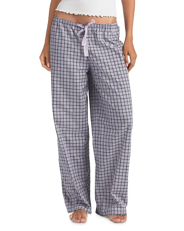 SKIMS Cotton Poplin Sleep Pants - Iris Mica