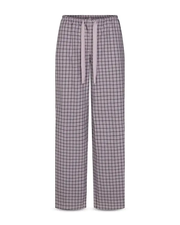 SKIMS Cotton Poplin Sleep Pants - Iris Mica