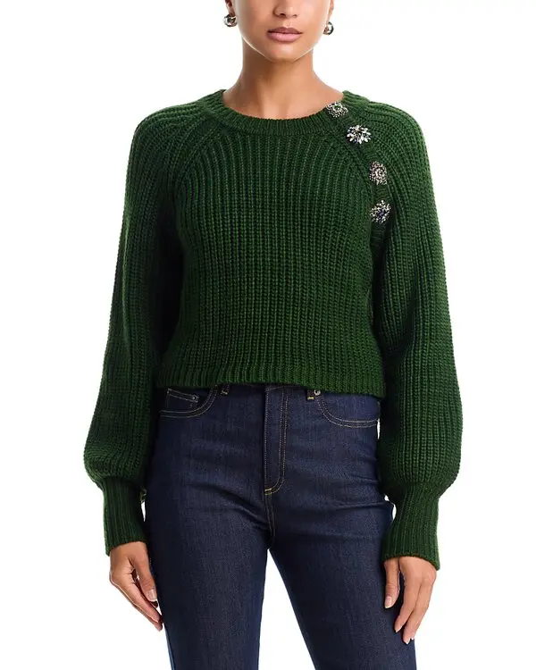 Cinq À Sept Keren Baroque Embellished Sweater