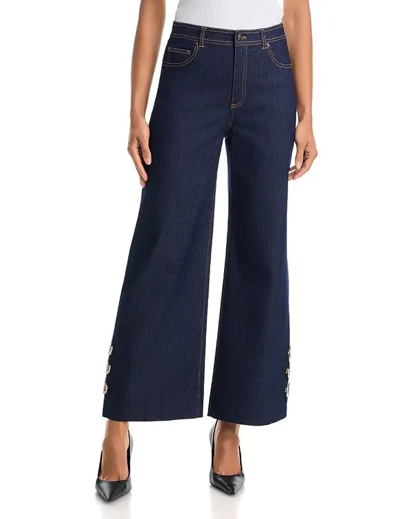 Cinq À Sept Blake High Rise Straight Jeans