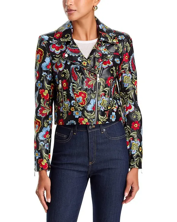 Cinq À Sept Genevive Floral Embroidered Jacket
