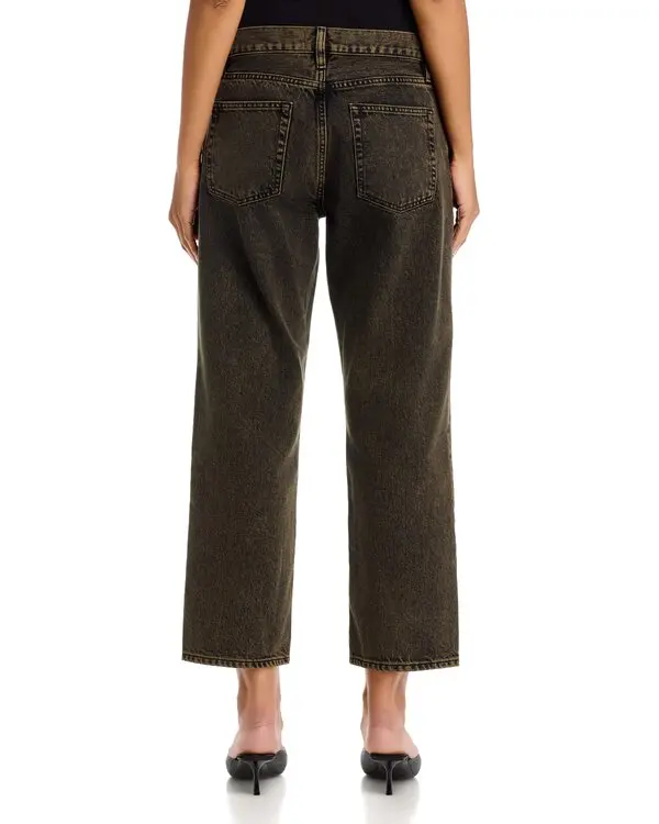 FRAME The Hang Mid Rise Straight Jeans