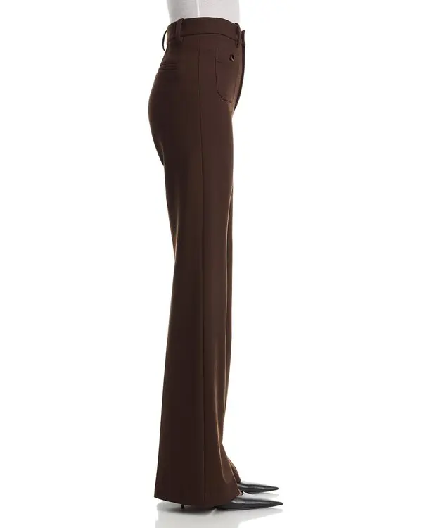 FRAME Shrunken Pocket Flared Pants - Americano