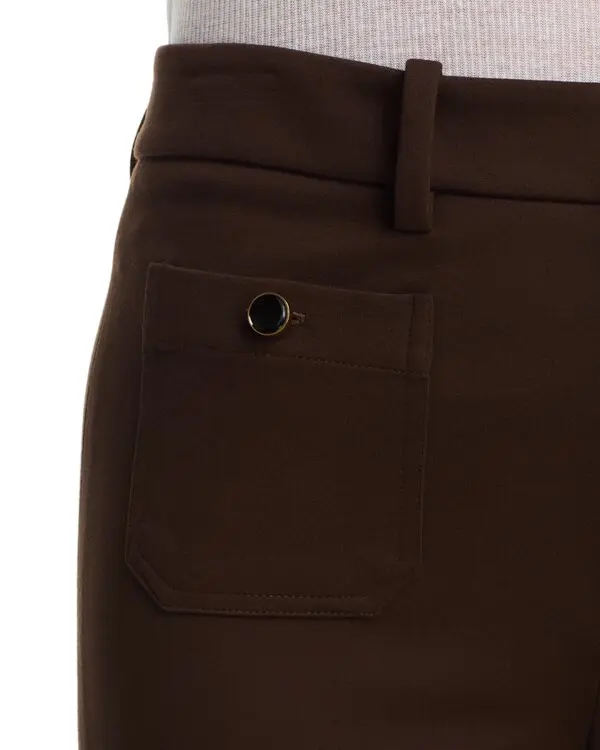 FRAME Shrunken Pocket Flared Pants - Americano