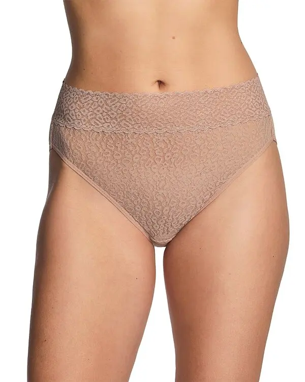 Wacoal High Bar High Cut Lace Panties - Roebuck