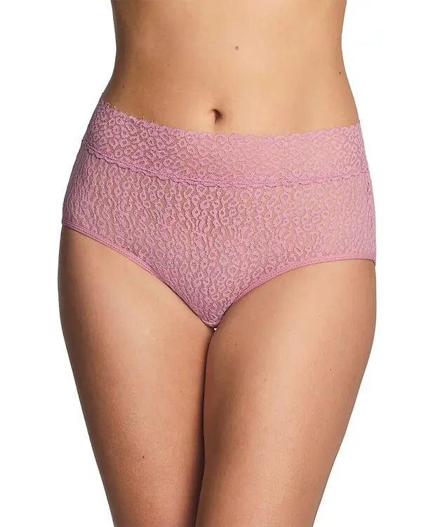 Wacoal High Bar Lace Briefs - Lilas