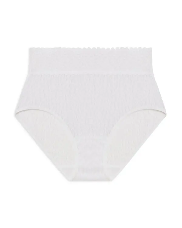 Wacoal High Bar Lace Briefs - White