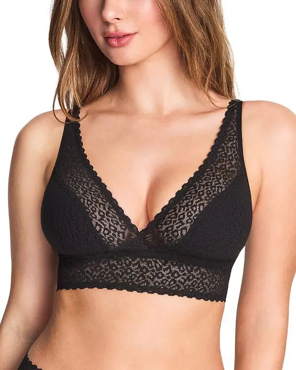 Wacoal High Bar Lace Bralette - Black