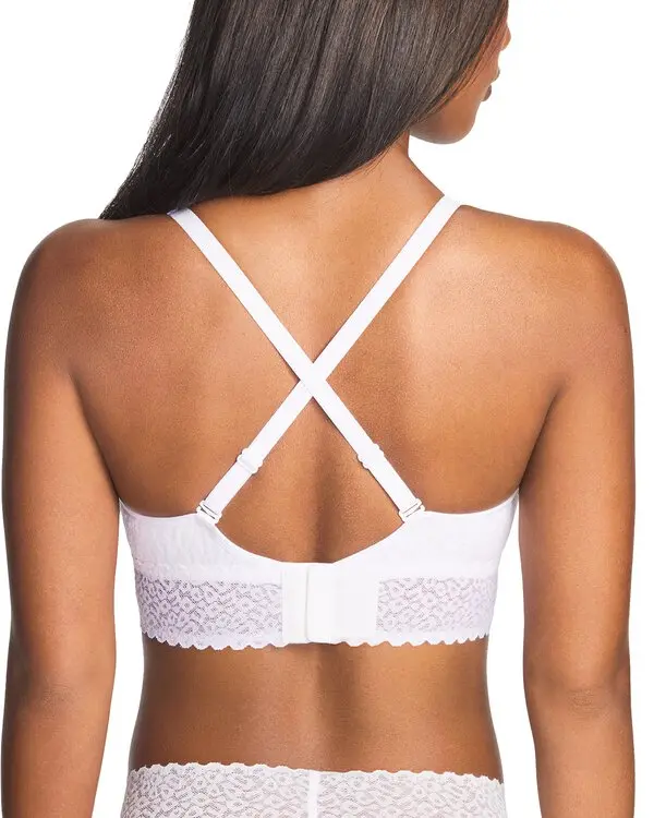 Wacoal High Bar Lace Bralette - White